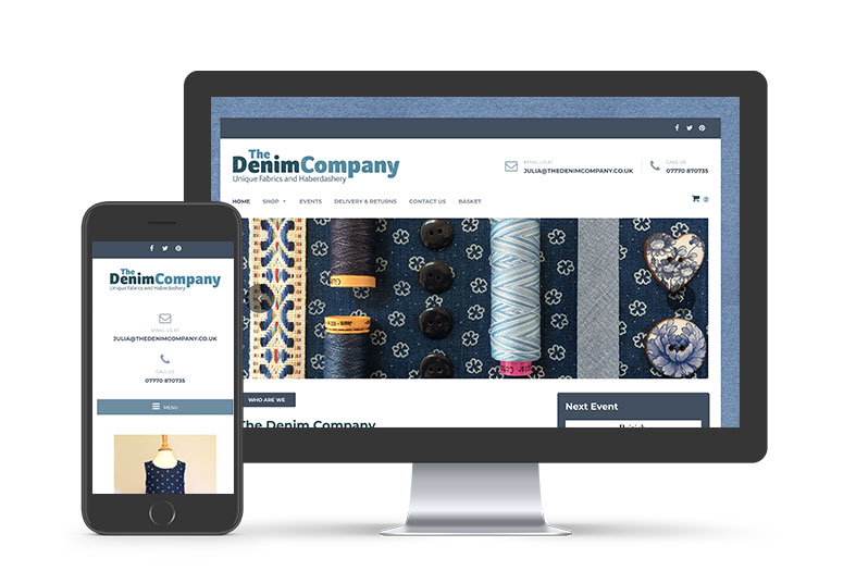 The Denim Company - Creative Badger | Web & Graphic Design | Walkerburn ...